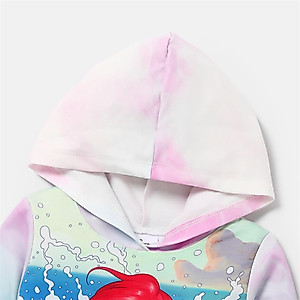 Disney Princess Girls Hooded Sweatshirt and Sweatpants Outfit Set Toddler to Big Kid Multi-color 4-5 Years