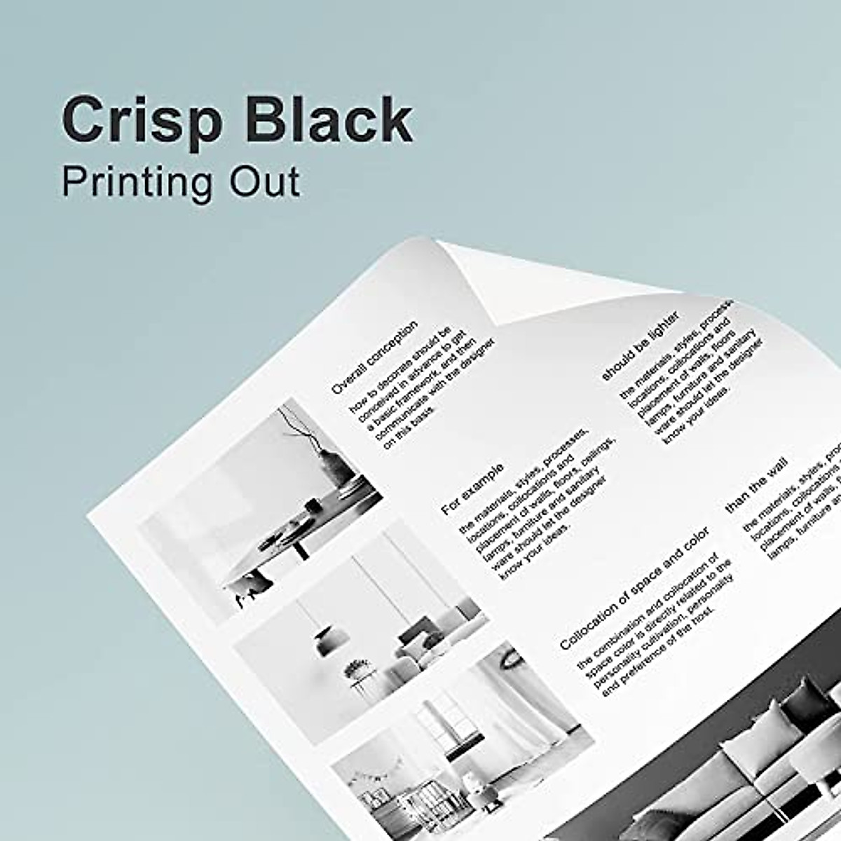 ActualColor C 63XL Remanufactured Ink Cartridge Replacement for HP 63XL 63 XL Ink Cartridge Combo Pack for OfficeJet 3830 5255 5258 4655 Envy 4520 DeskJet 3632 1112 3630,Black Color