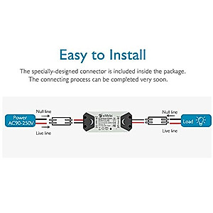 eMylo Smart Wireless Remote Control WiFi Switch Relay Module for Household Appliances Compatible with Alexa 4 Packs