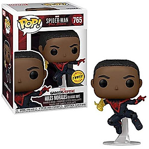 Funko Pop! Marvel Spider Man Gamer Miles Morales Unmasked Chase Exclusive