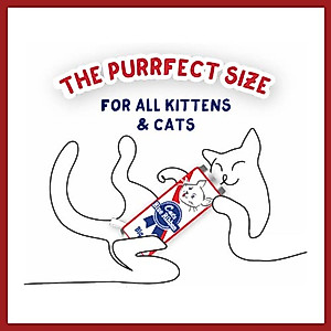 Huxley & Kent H&K Kicker Cat Toy | Sardine | Large Strong Catnip Filled Crinkle Cat Toy | Plush and Burlap Toy Promotes Natural Hunting Instinct