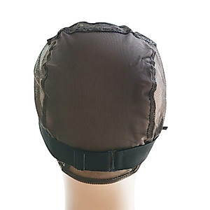 5Pcs Black Elastic Bands Adjustable Wig Band Sewing Wigs Making Tools for Making Wig Cap Accessories (2.5cm)