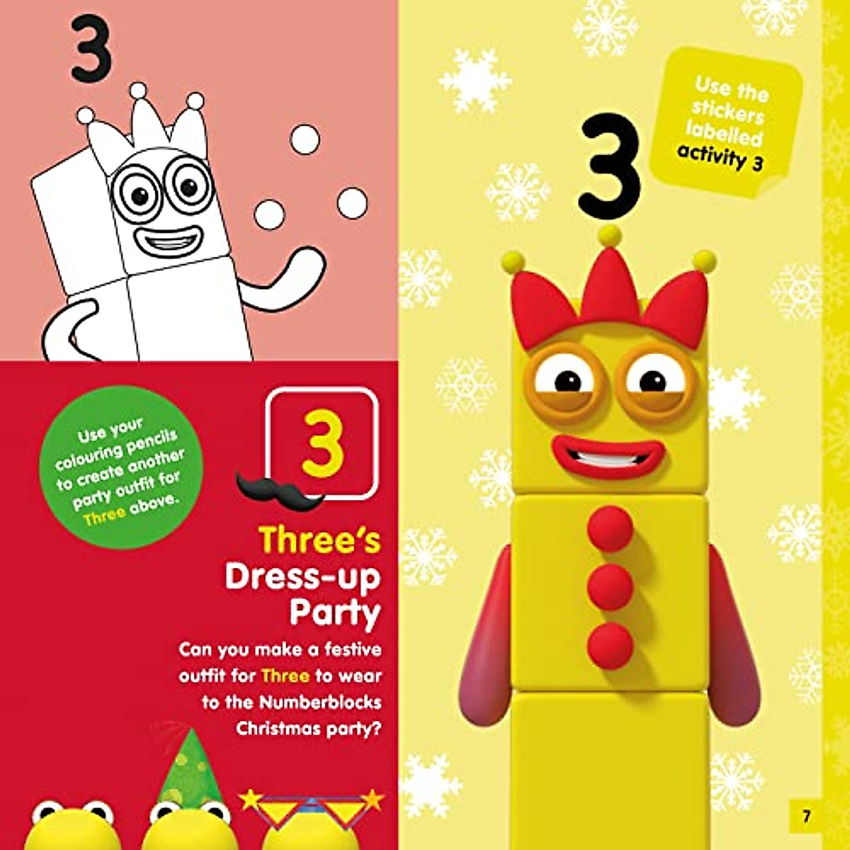 Numberblocks Christmas Sticker Activity Book