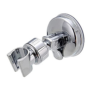 ZLDXDP Bathroom Adjustable Shower Head Holder Rack Bracket Suction Cup Shower Holder Wall Mounted Shower Holder Bathroom Accessory