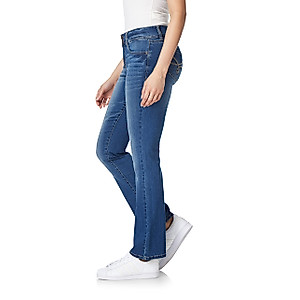 WallFlower Women's Ultra Slim Bootcut Mid-Rise Insta Soft Juniors Jeans, Hayden, 9