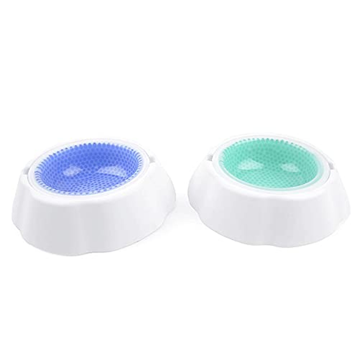 FUUIE Bowls for Food and Water Pet Summer Cooling Bowl to Keep Water Fresh Cold Chilled Pet Water Dog Frosty Bowl (Color : Blue)