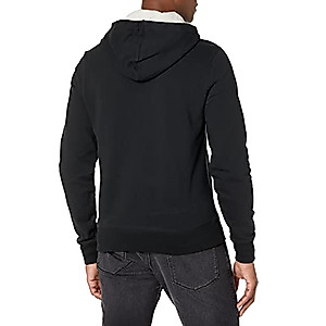 Champion Men's Authentic Originals Sueded Pullover Hoodie, Black, Large