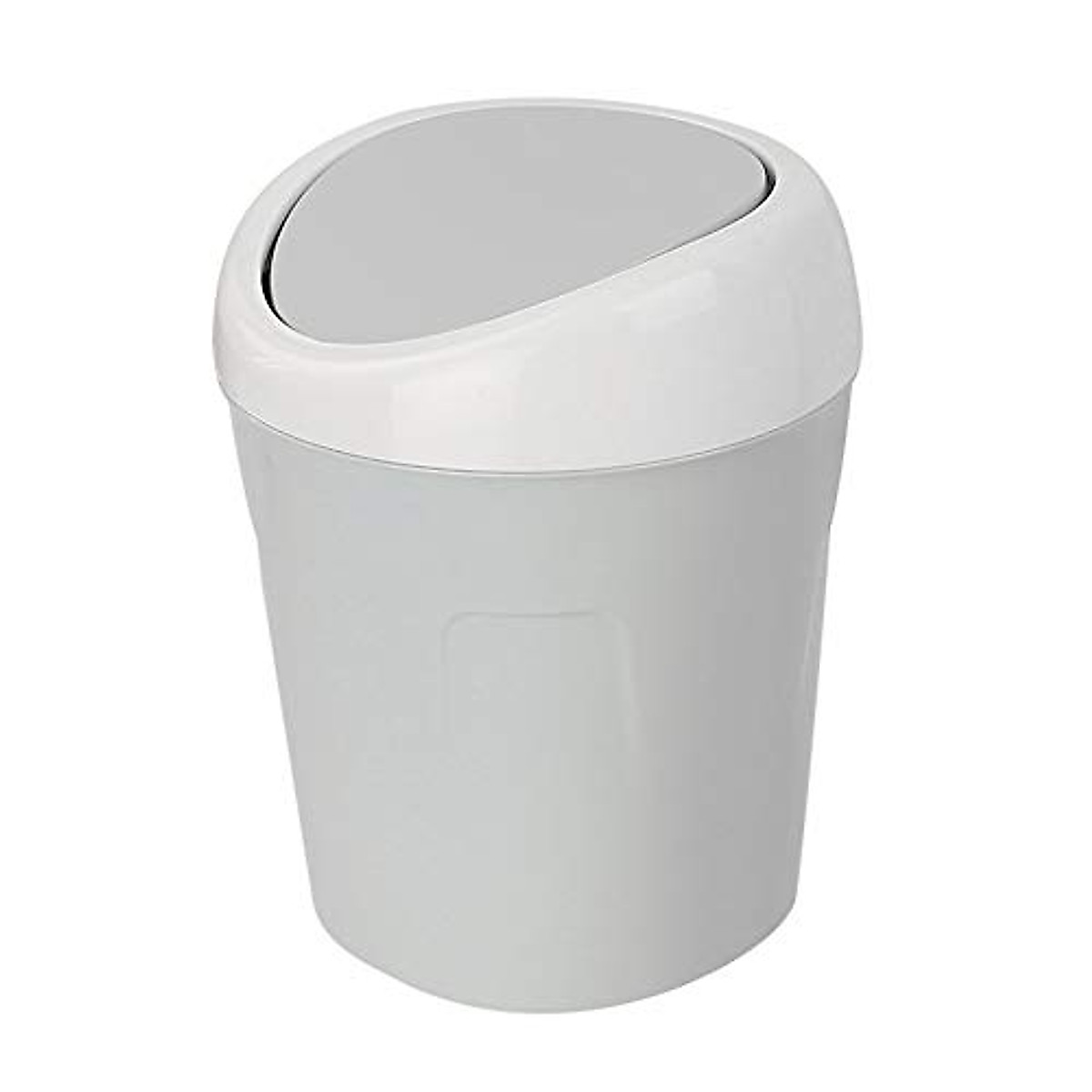 shlutesoy Storage Bucket Small with lid Desktop Trash can Mini Home Living Room Table Bed flip-top Trash can