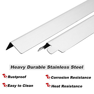 G325-0002-W1 Heat Tent Replacement Parts for Charbroil Grill 463630021 463660021 463660421 Heat Tents Char-Broil Performance 2 Burner Grill Parts Stainless Steel Heat Plate Shield Burner Covers