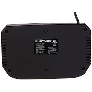 Snow Joe 24VCHRG-DPC 24V iON+ Dual Port Quick Charge Docking Station, Charger, Black