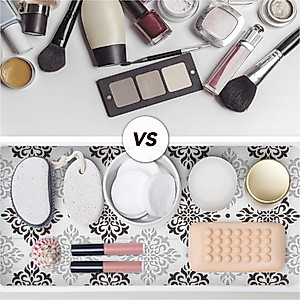 DwellAid 18inx40FT Premium Non Slip Shelf Liner, Non Adhesive Drawer Liner, Waterproof Pantry Liner, Cabinet Lining Shelf Liners for Kitchen Cabinets