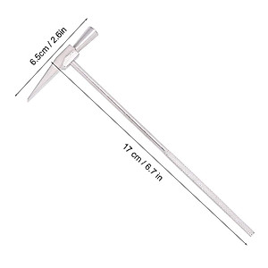 Kalimba Tuning Hammer, Thumb Piano Metal Tuning Hammer for Thumb Piano Sound Maintenance Kalimba Tuner And Hammer