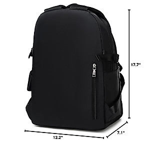 Teecho Cute Backpack for Girl Fashion Waterproof Daypack for Women Black