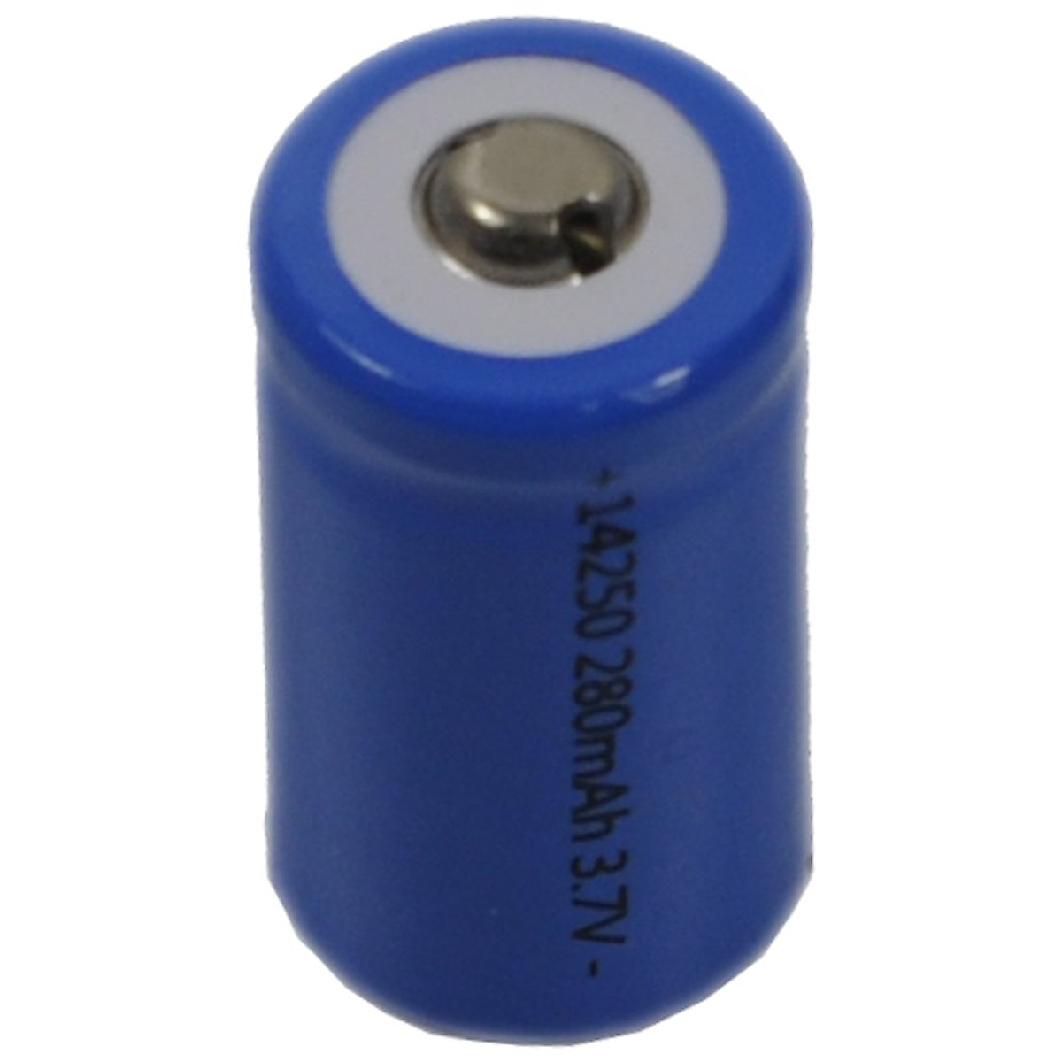 BTBAI 6X 14250 LS14250 CR14250 1/2 AA Battery top Button Rechargeable 3.7V Li-ion for LED Flashlight Torch Headlamp Instrument and Equipment Tools 280mah s1a