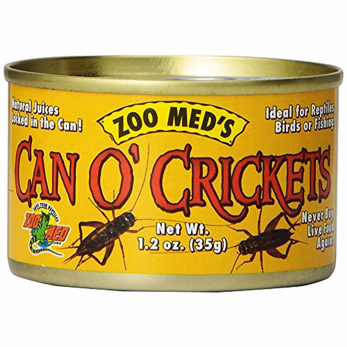 Zoo Med Laboratories SZMZM41 Can O Crickets Pet Food, 1.2-Ounce