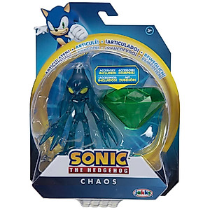 Sonic The Hedgehog 4-inch Chaos Action Figure with Master Emerald