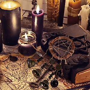 Charniol Witch Bells DIY Kit for Door Knob for Protection Witch Bell Witchy Decor Hanging Witchcraft Decorations Witches Wind Chimes