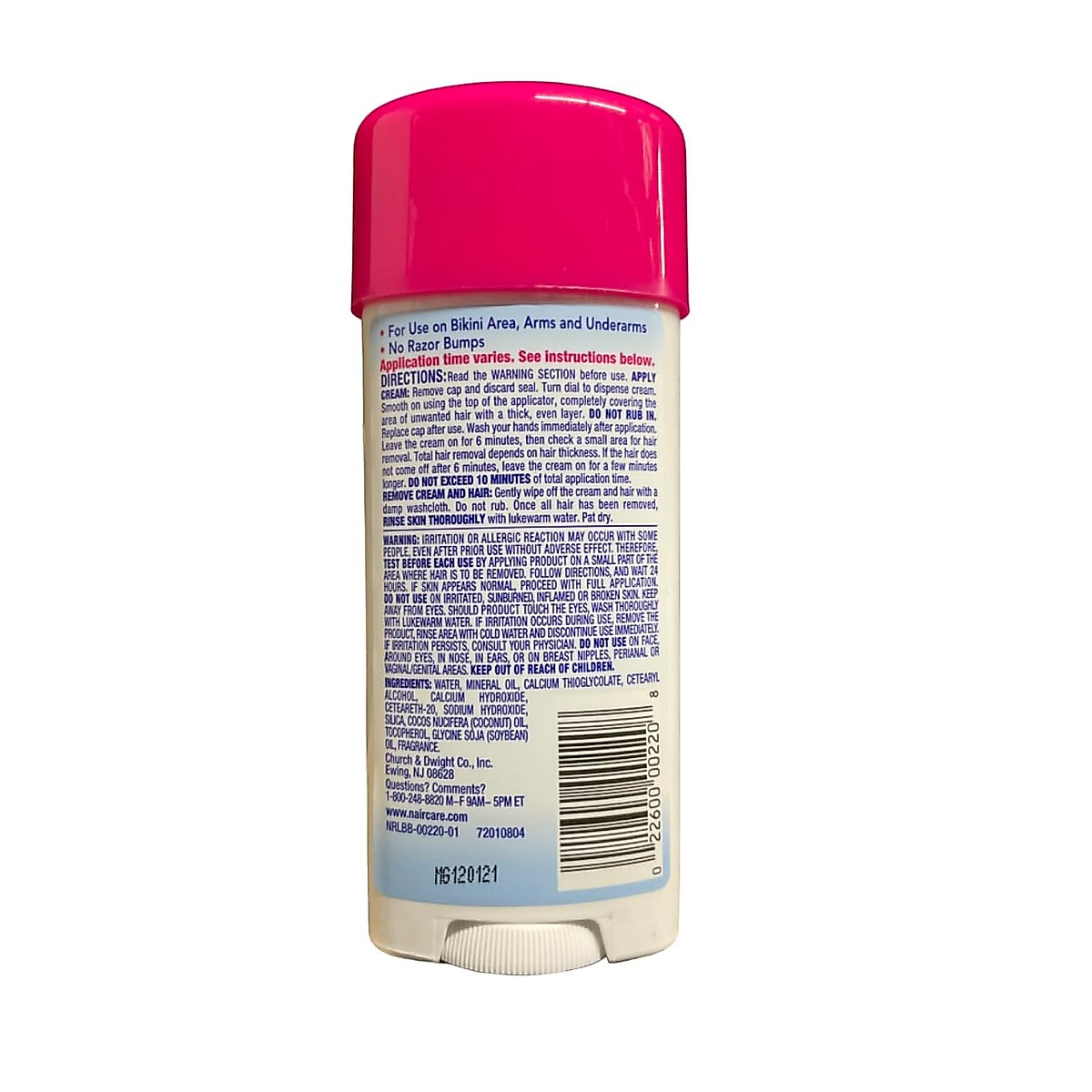 Nair Glides Away Sensitive with Coconut Oil and Vitamin E (Pack of 4)