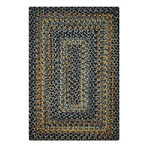 Homespice Black Forest Braided Runner Rug, Perfect as Washable Runner Rugs for Entryways and Hallway Runner Rug - Waterproof and Stain Resistant - Primitive Style Kitchen Runner Rug, 22x72 Inches