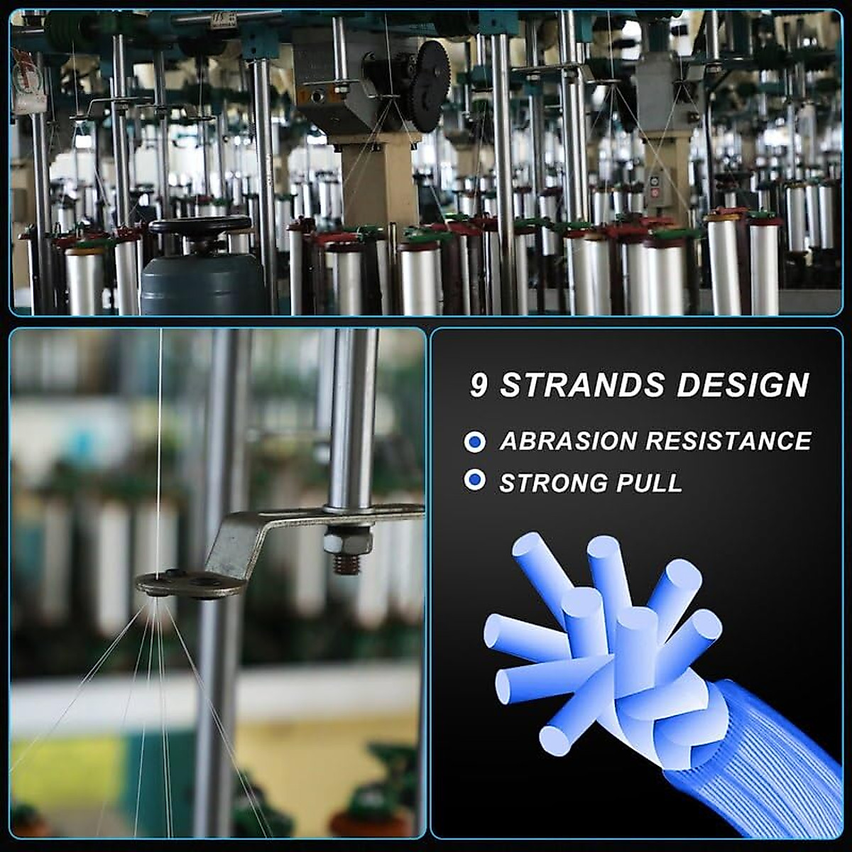 X9 Braided Fishing Line 150M 350M 550M 17-97LB Multifilament Fishing Line Super Strong PE Carp Fishing Line Pesca