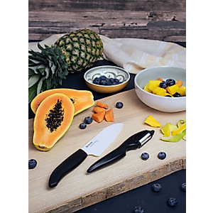 Kyocera Advanced Ceramic Vertical Double Edge Blade Peeler, Green