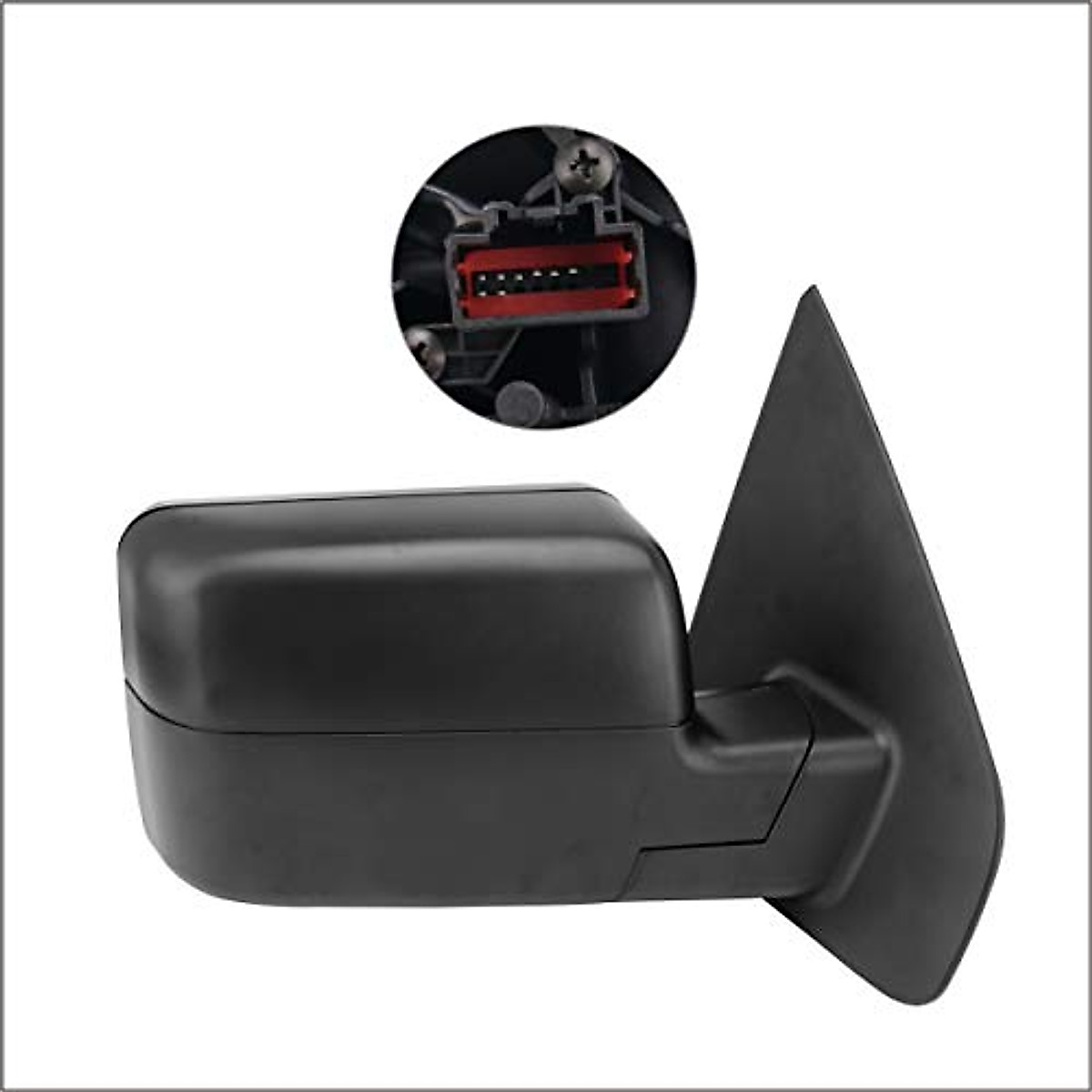 PZ Towing Mirrors Replacement Fit for 2004-2006 F150, POWER HEATED,W/AMBER SIGNAL,BLACK,RIGHT(Passenger Side)