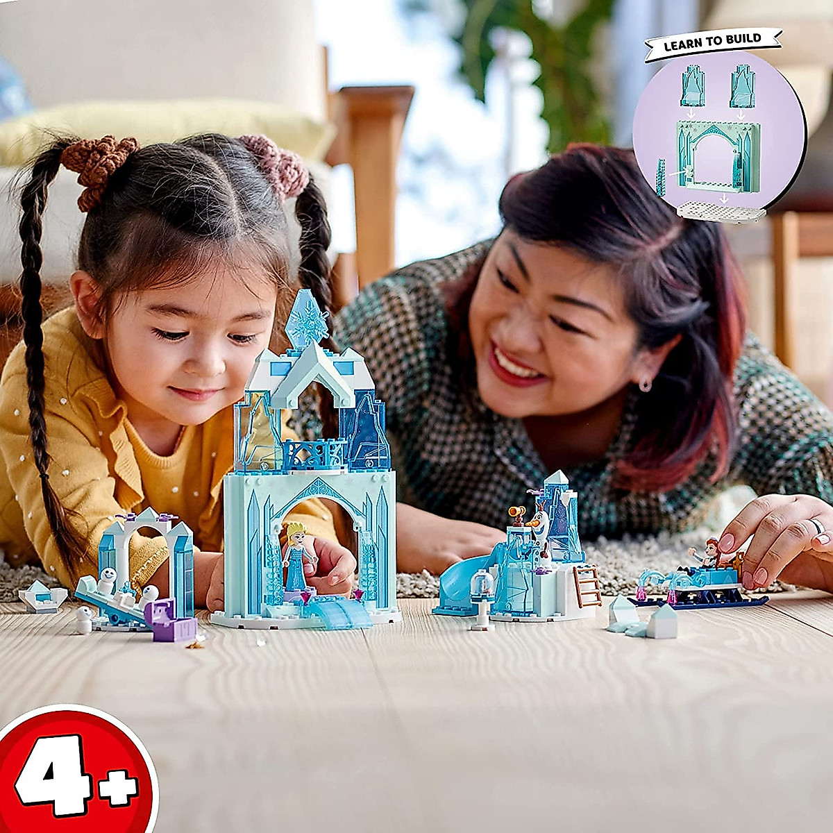 LEGO Disney Anna and Elsa’s Frozen Wonderland 43194 Castle Toy with Disney Princess Mini-Doll Figures, Gifts for 4 Plus Years Old Kids, Girls and Boys