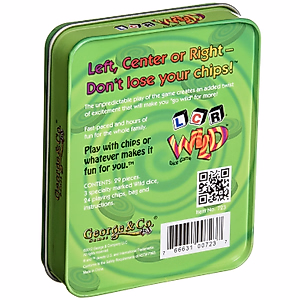 George and Company GEO0723 LCR (R) Wild Dice Game