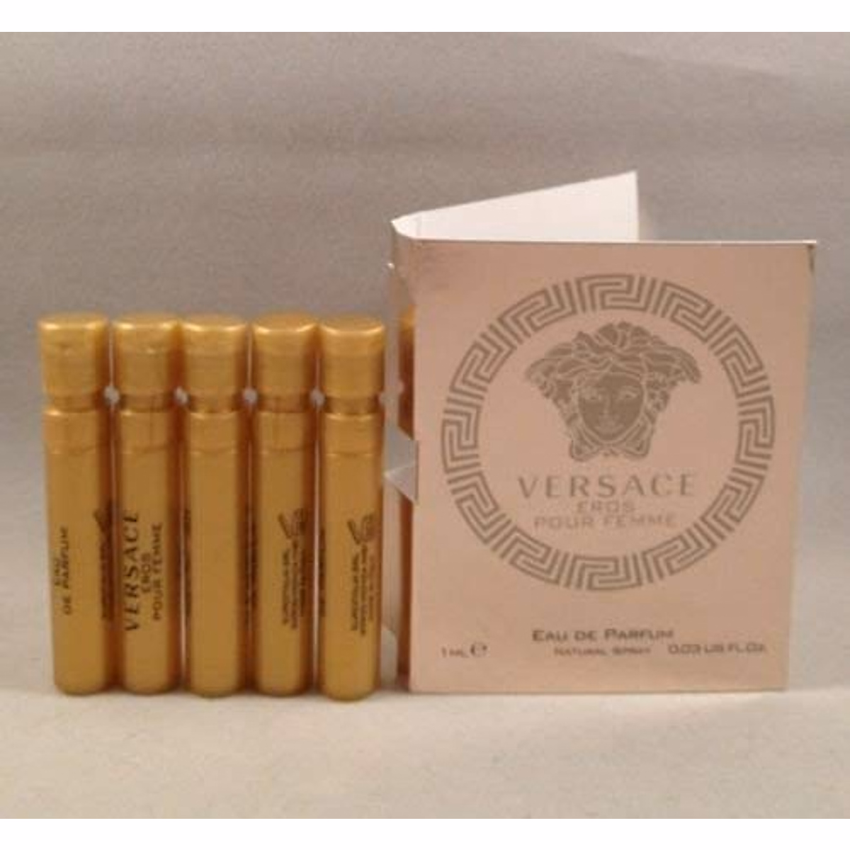 Versace 5 Eros Pour Femme Spray Sample Vial 1 Ml/0.03 Oz for Women