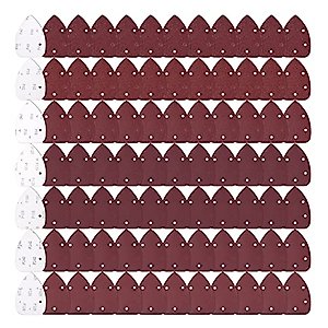 MIDO PROFESSIONAL ABRASIVE 84 PCS Mouse Detail Sander Sandpaper Sanding Paper Assorted 40/60/80/120/180/240/320 Grits