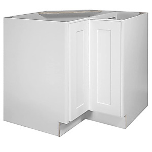 Design House Brookings 36-Inch Lazy Susan Cabinet, White Shaker