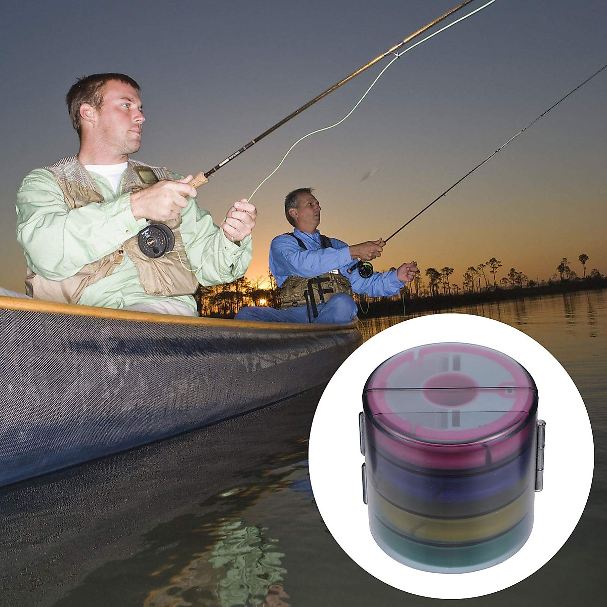 BESPORTBLE 1box Silicone Main Junction Box Fishing Gear Container Fishing Line Bobbins Fishing Accessories Fishing Line Storage Spools Fish Wire Storage Tool Fishing Line Winding Tool