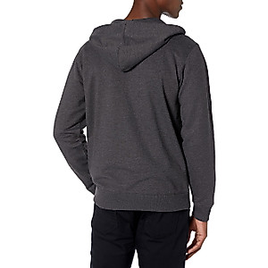 Billabong mens Classic Premium Full Zip Fleece Hoodie Hooded Sweatshirt, Black Texture, Medium US