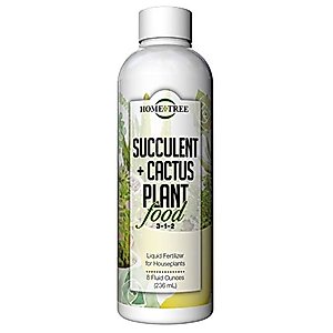 Succulent and Cactus Fertilizer by Home + Tree - Every Bottle Sold Plants A Tree