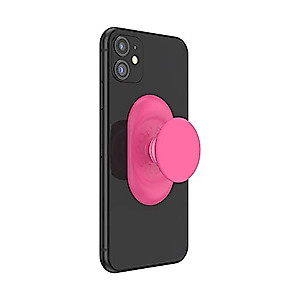 PopSockets Phone Grip with Expanding Kickstand, Slim PopSockets for Phone - Pocketable Neon Pink
