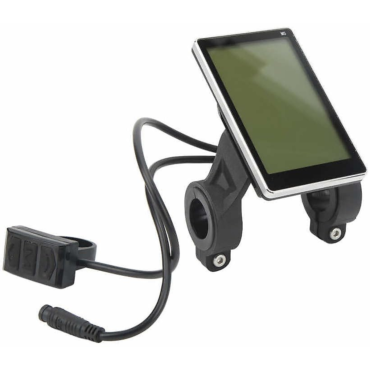 VQP EBike Display, Electric Scooter Bike LCD Display, Waterproof EBike Control Panel, 24V 36V 48V 52V 60V M5 5-Pin EBike Controller Meter LCD Monitor, 31.8mm 22.2mm Handlebar