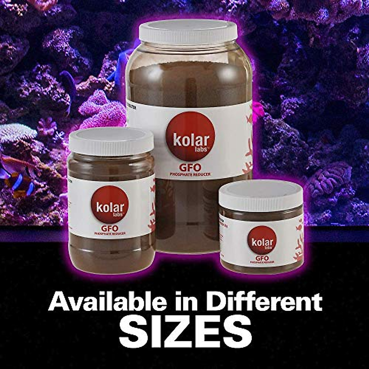 Kolar Labs GFO - 1 Pound Bag of Phosphate Removal Media for Salt Water Reef Aquariums and Coral Health