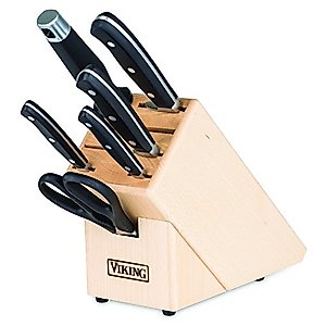 Viking Culinary Professional 7 Piece Cutlery Set German Stainless Steel, Black (40083-9907)