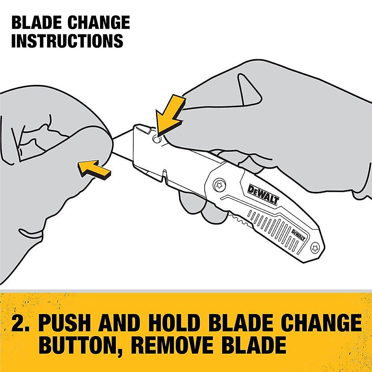 DEWALT DWHT10035L Folding Retractable Utility Knife