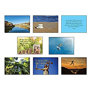 40 Mindfulness, Inspirational and Motivational Postcards