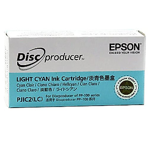PJIC2-C13S020448 Light Cyan Ink Cartridge (1-Pack) for DiscProducer PP-100 in Retail Packaging