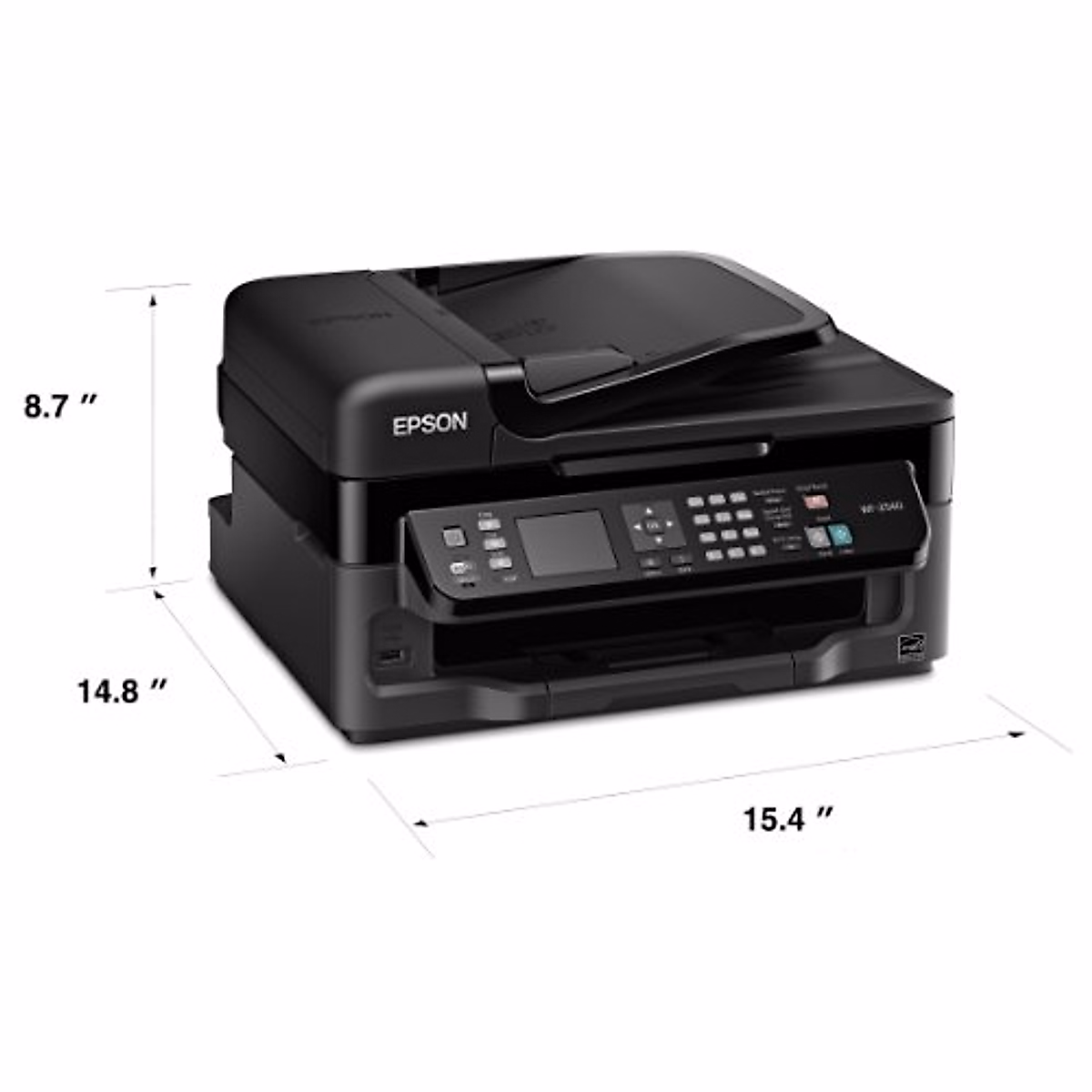 Epson WorkForce All-In-One Wireless Color Inkjet Printer WF-2540, Black
