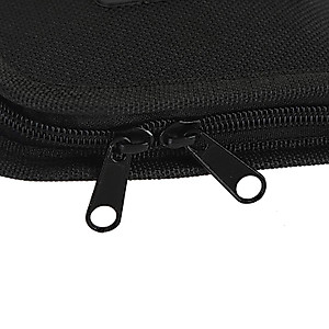 Tosnail 5 Slots Chef Knife Case Roll Bag with Easy Carry Handle - Yellow Line