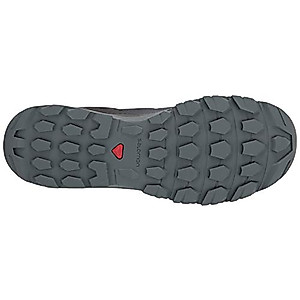 Salomon VAYA MID Gore-TEX Hiking Boots for Women, Stormy Weather/Black/Trooper, 5