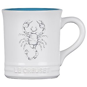 Le Creuset Stoneware Zodiac Coffee Mug, 14 oz., Scorpio
