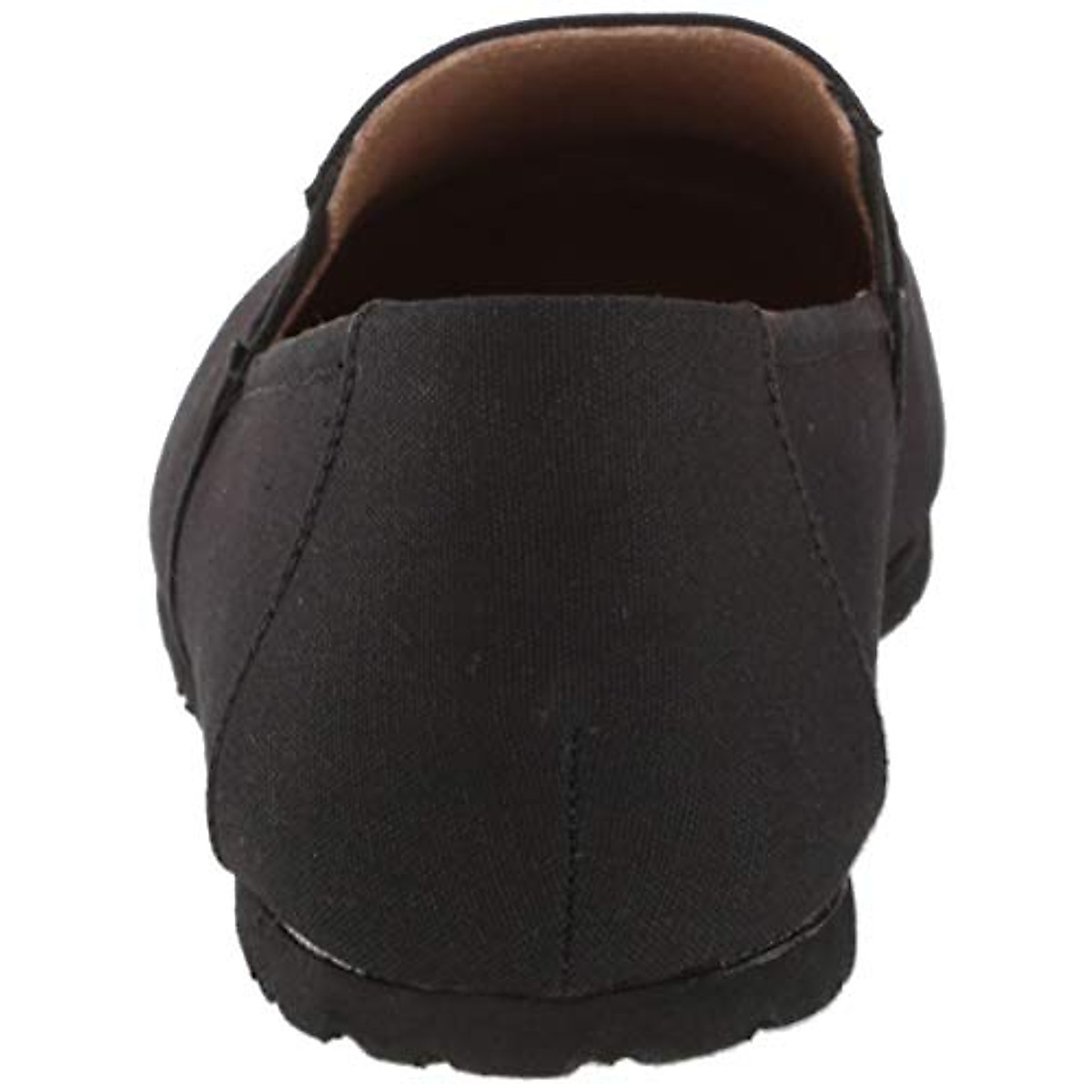 Amazon Essentials Women's Casual Slip-On Canvas Flat, Black, 8