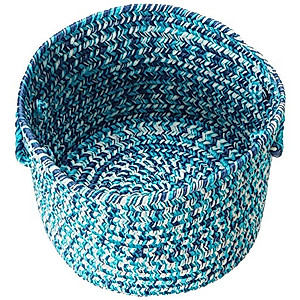 Colonial Mills Catalina CA99A018X018 Storage Basket, 18" x 18" x 12", Blue Lagoon