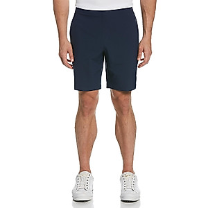 PGA TOUR mens Exposed Elastic Waistband Dobby Golf Shorts, Peacoat, X-Large US