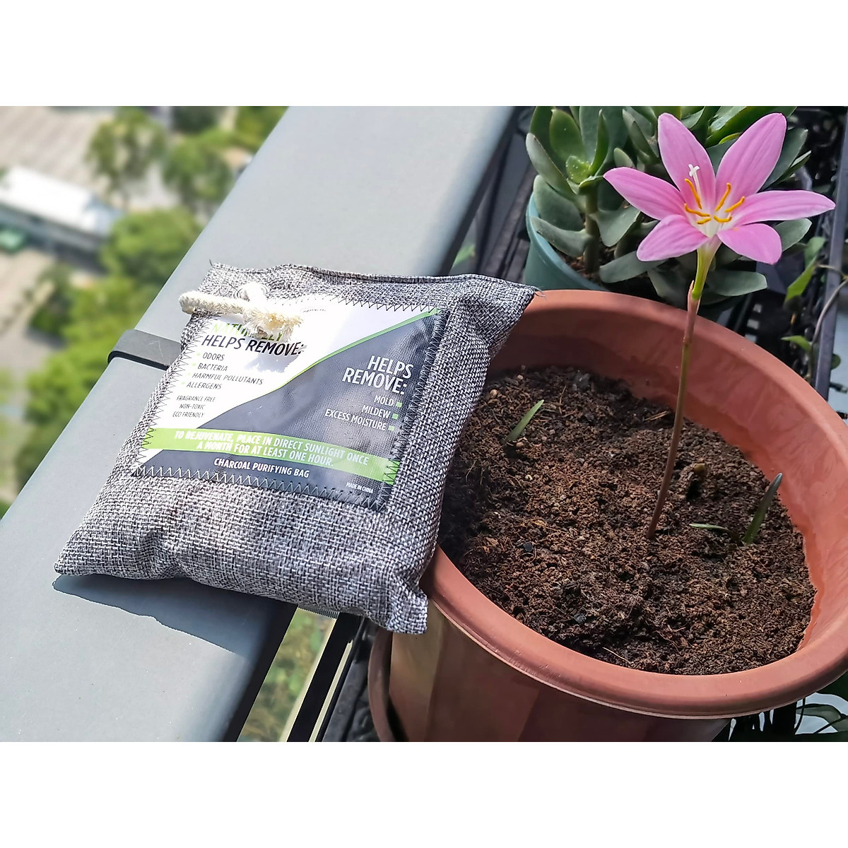 3 Pack Bamboo Activated Charcoal Odor Absorber, Bamboo Charcoal Air Purifying Bag, Activated Charcoal Odor Absorber for Closet,Pets,Shoe, Car, Basement Musty Odor Eliminator Deodorizer( 3x200g each)