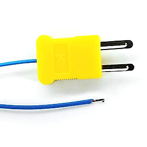 DEVMO 2Pcs 2M TP-01 Instrument Temperature Measurement Line K-Type Temperature Sensing Line Thermocouple Temperature Probe Sensor